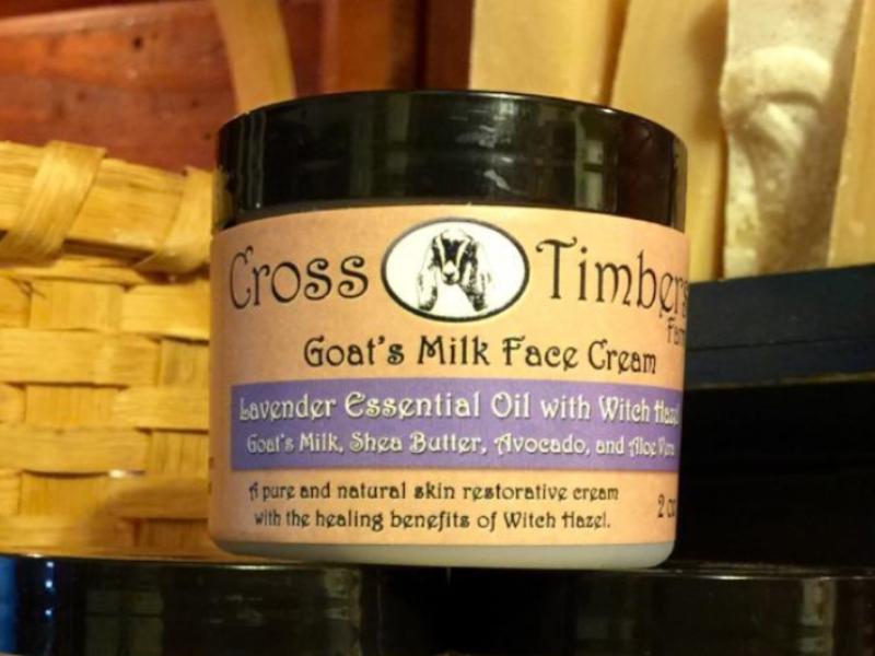 Lavender and Witch Hazel Goats Milk Face Cream 2oz – Cross Timbers Farm ...